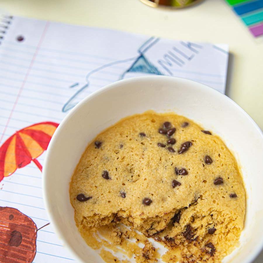 Microwave Vanilla Cake Recipe (Easy Birthday Cake) - Dorm Room Cook