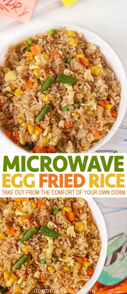 Microwave Egg Fried Rice - Dorm Room Cook