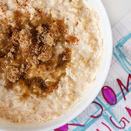 Microwave Extra Creamy Oatmeal Recipe - Dorm Room Cook