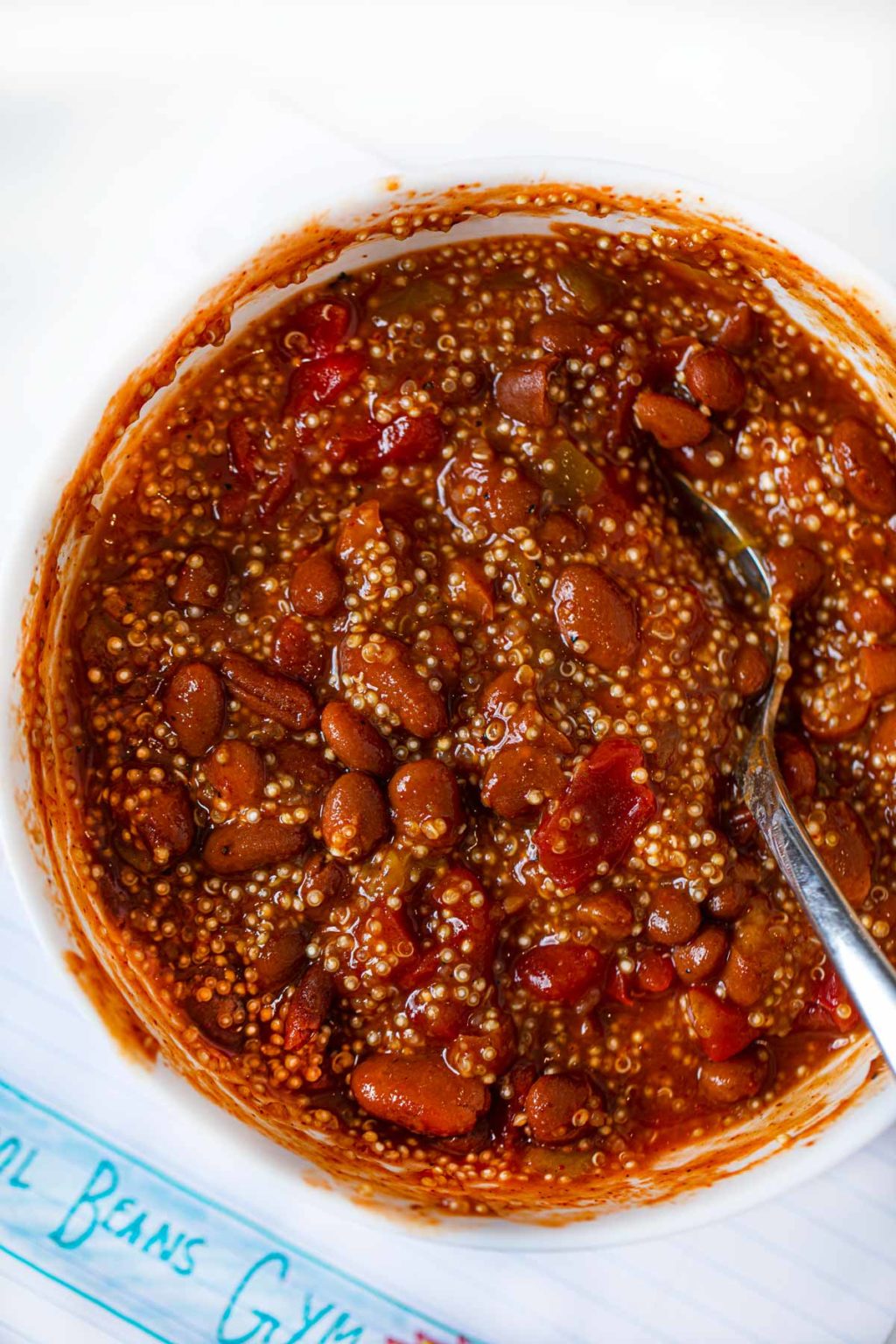 Microwave Quinoa Chili Recipe (Hearty & Vegetarian) - Dorm Room Cook