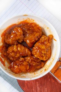 Microwave Orange Chicken (4 ingredients) Recipe - Dorm Room Cook