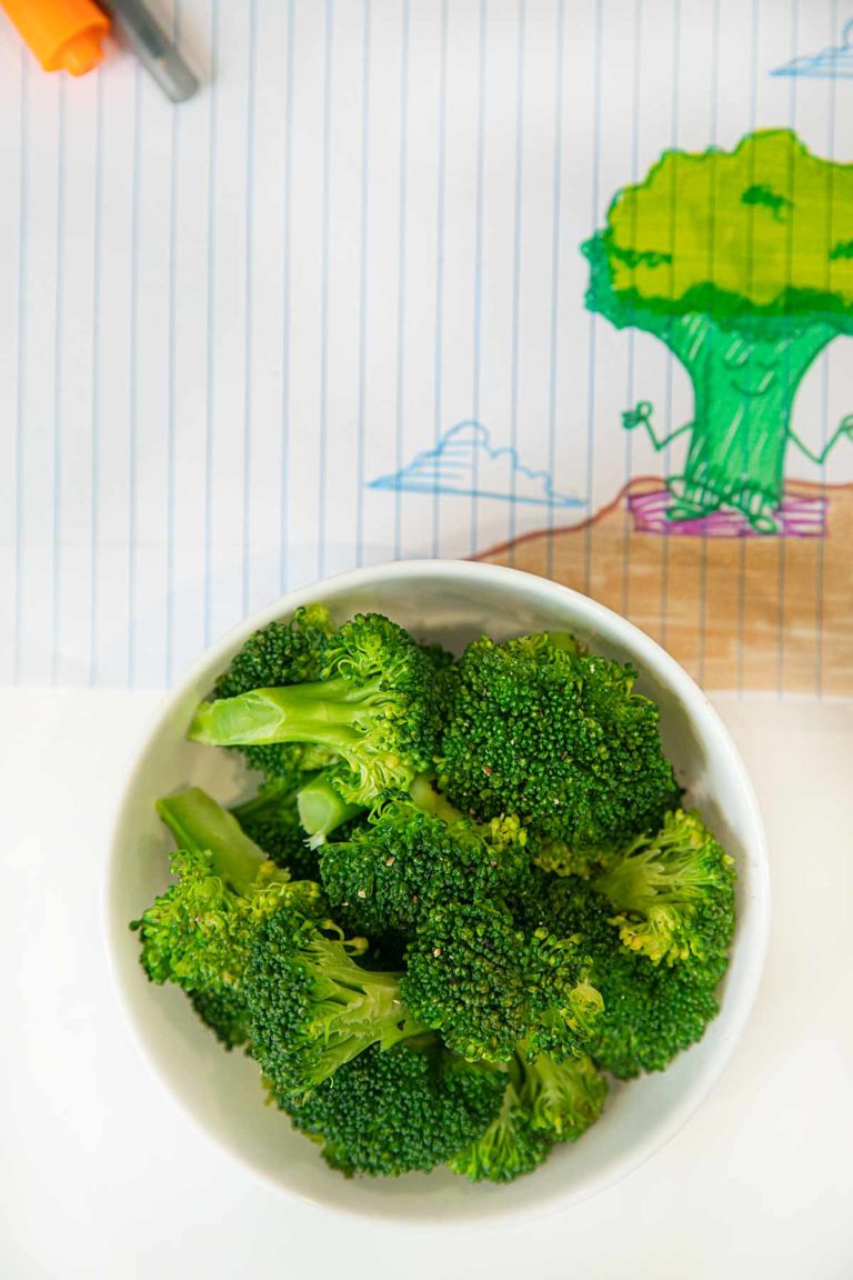 Microwave Steamed Broccoli Recipe (Perfect for one!) - Dorm Room Cook