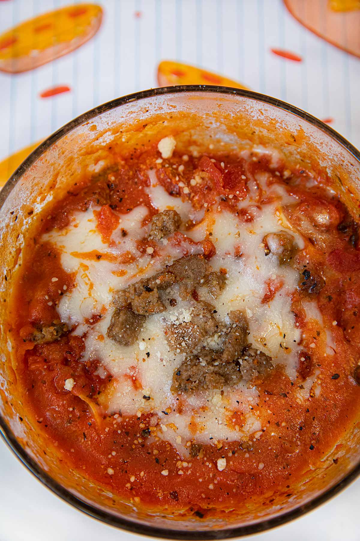Microwave Cheesy Beef Lasagna - Dorm Room Cook