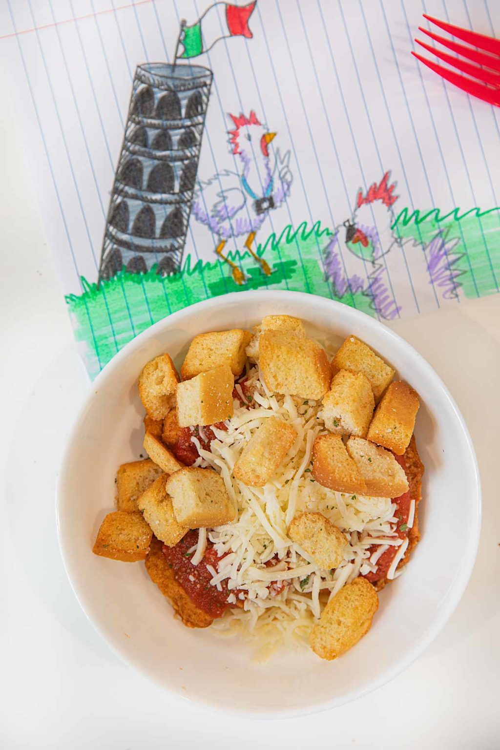 Microwave Chicken Parmesan Bowls (w/Crunchy Top!) - Dorm Room Cook