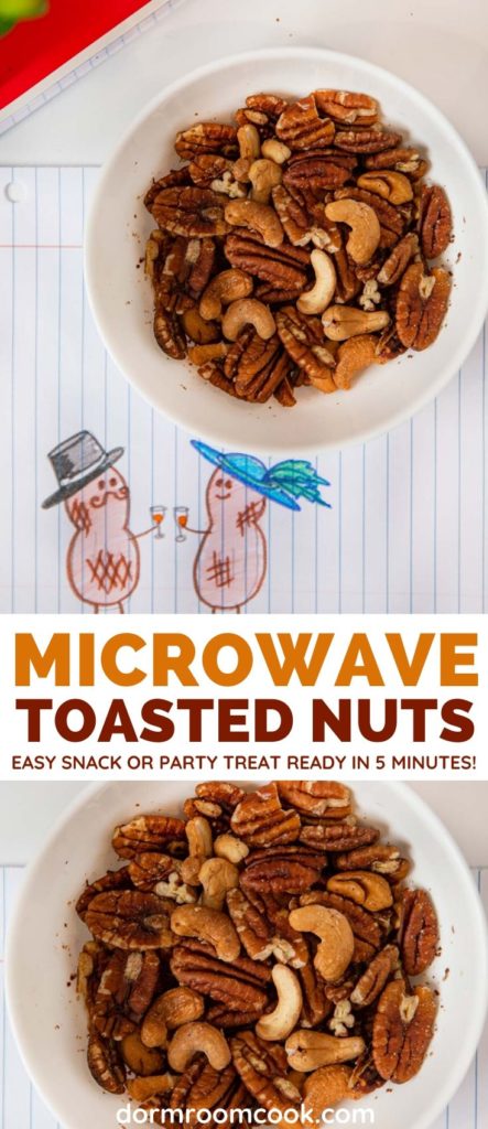 Microwave Toasted Nuts Recipe - Dorm Room Cook