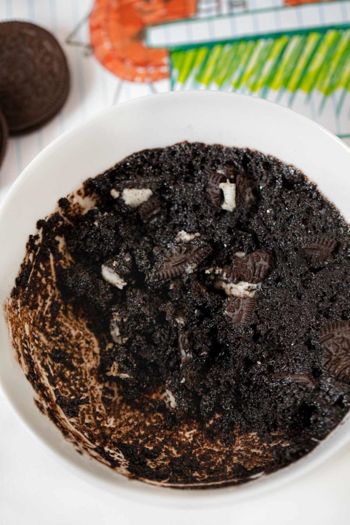 Microwave Oreo Cake Recipe - Dorm Room Cook
