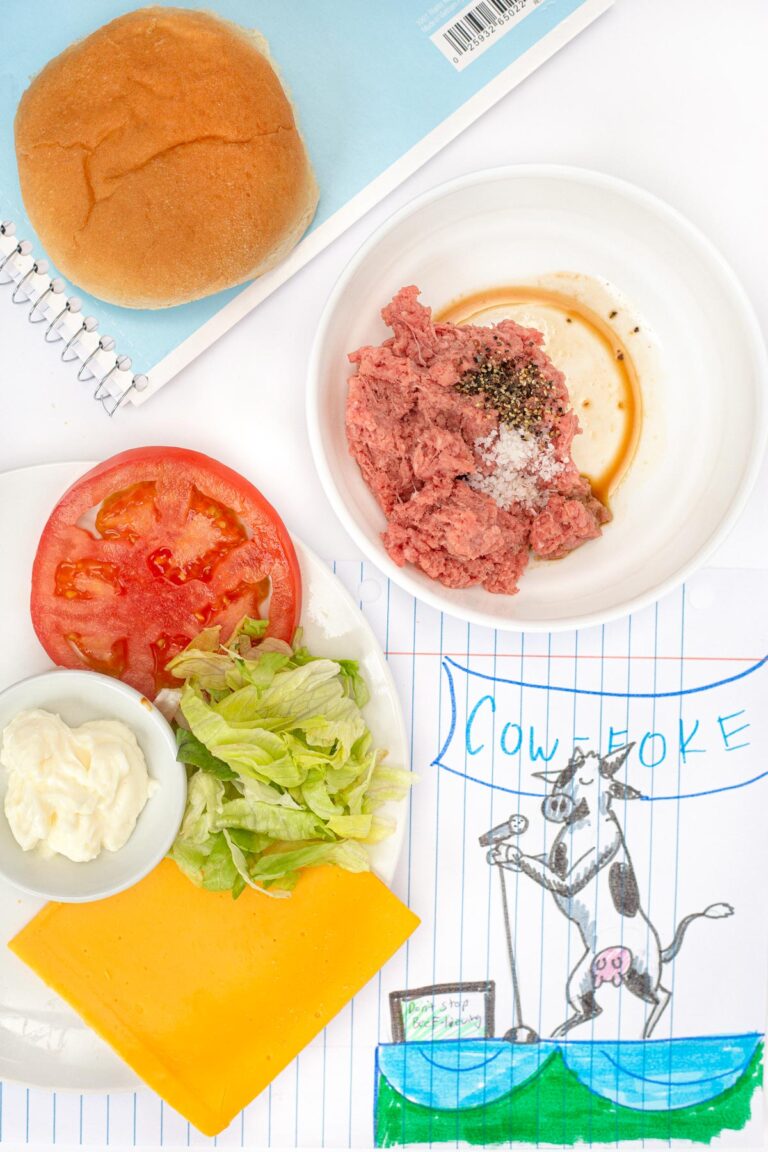 Microwave Cheeseburger Recipe- Dorm Room Cook
