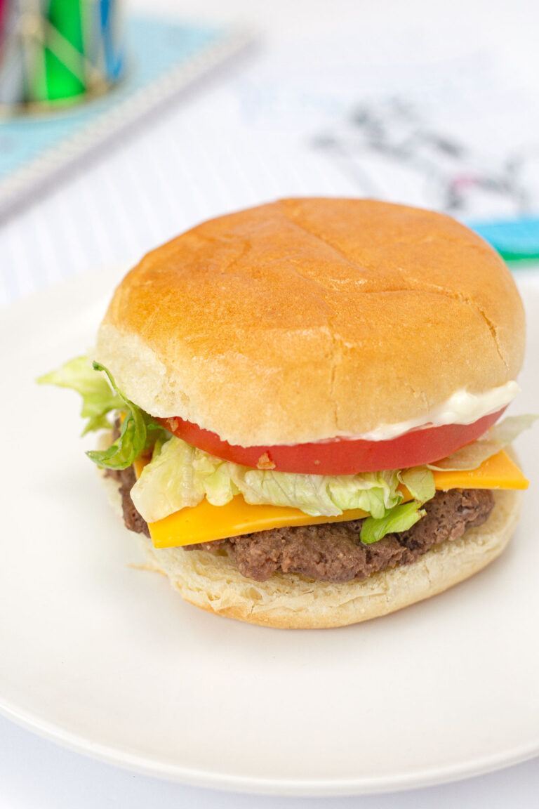 Microwave Cheeseburger Recipe- Dorm Room Cook