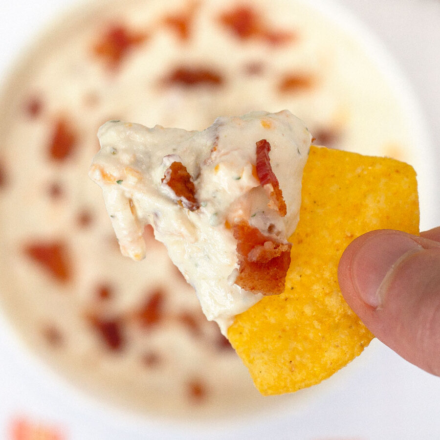 Cheddar Bacon Ranch Dip recipe - Dorm Room Cook